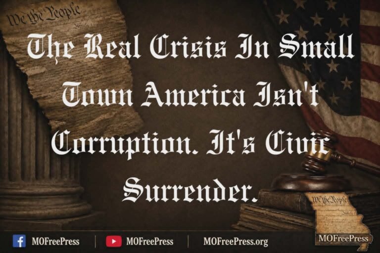The Real Crisis In Small Town America Isn't Corruption. It's Civic ...